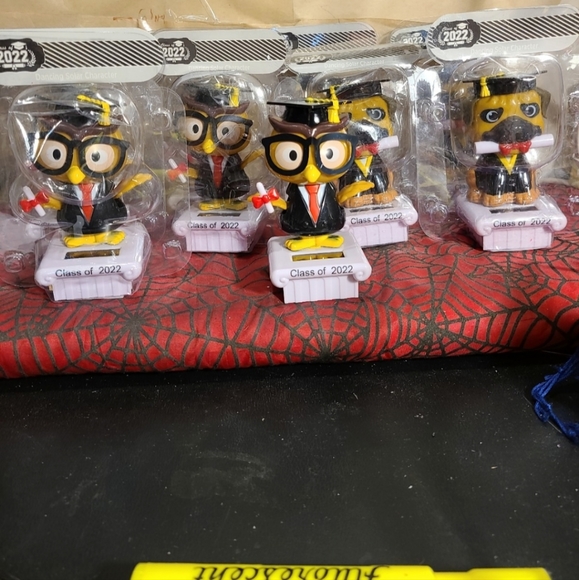 Toys | Bundle 1 Owl And Dog Dancing Solar Powered Graduate 2022 Bobble ...